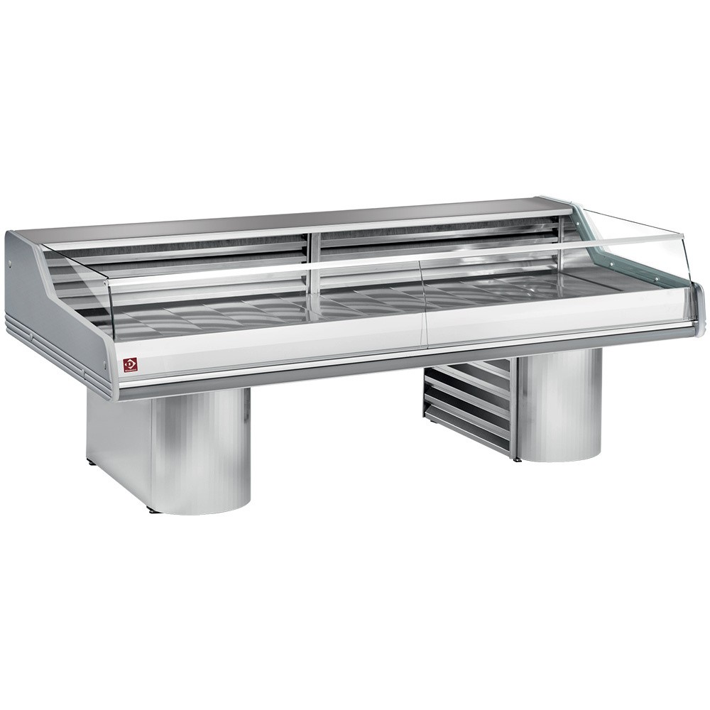 Diamond | Gekoelde vitrine toonbank met ruit " Self-Service ", op ...